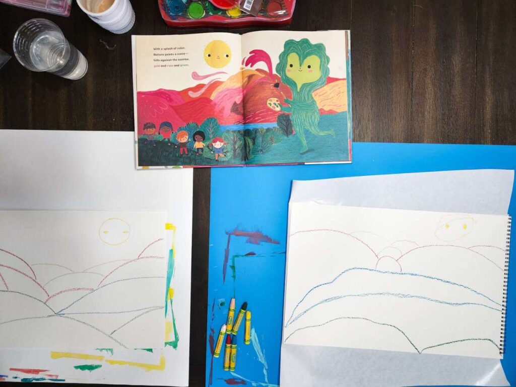 Easy Color Theory Lesson Based on Nature is an Artist