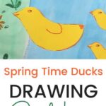 Draw and Paint Springtime Ducks for K-2nd Grade